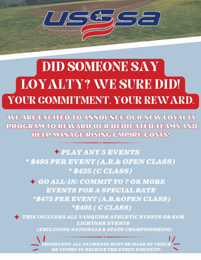 EPANJ Loyalty Program – Pennsylvania Fastpitch – USSSA