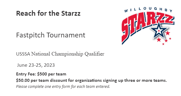 Reach For The Starzz (2023) - Willoughby, OH - USSSA Ohio Fast Pitch