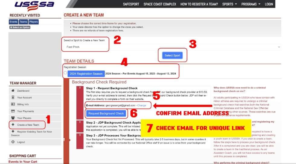 Helpful Links and Information – USSSA Email Builder