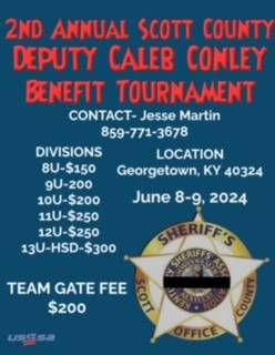 2nd Annual Deputy Caleb Conley Tournament (2024) - Georgetown, KY ...