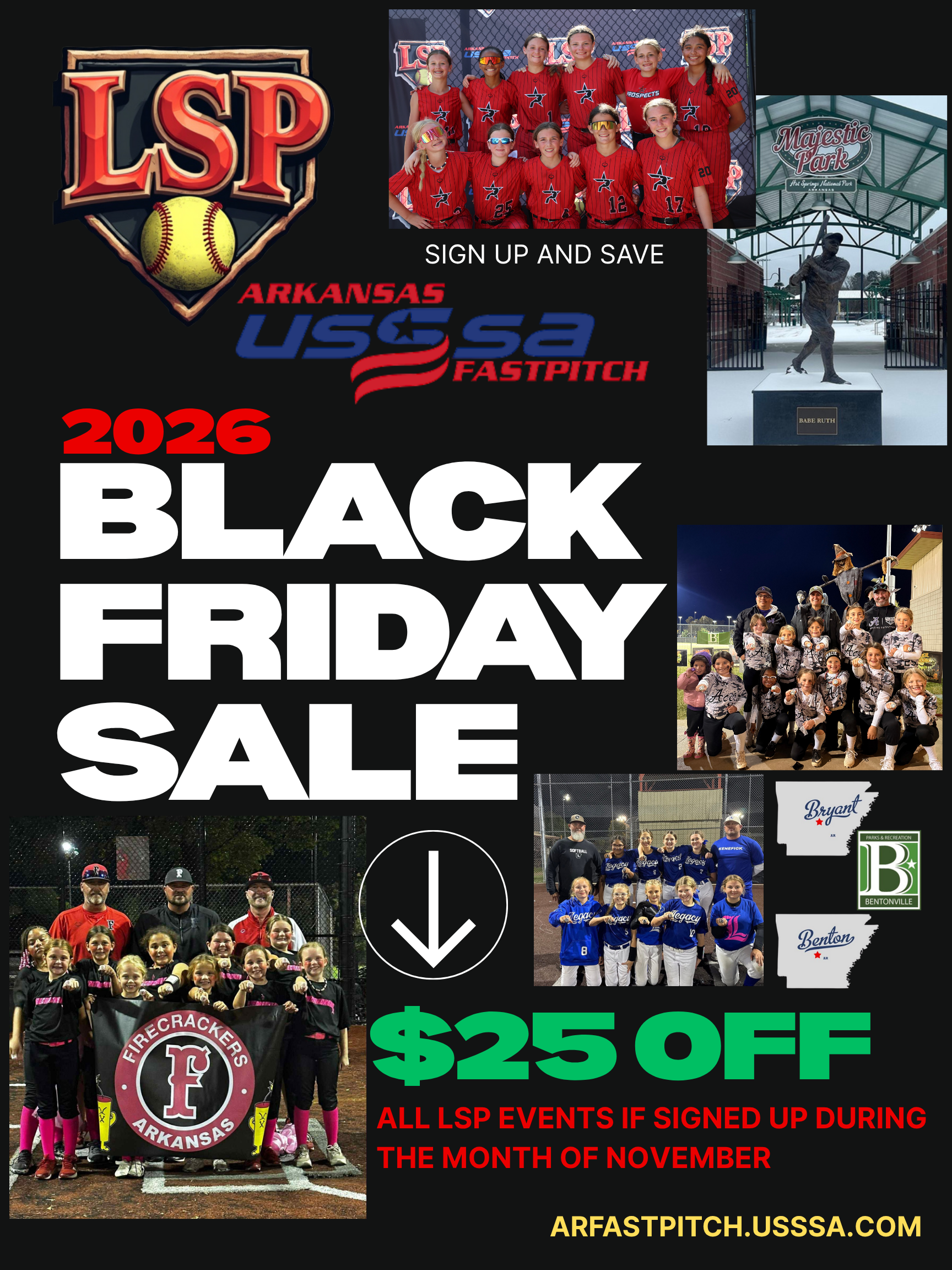 2026 LSP USSSA Fastpitch Black Friday Sale – Arkansas Fastpitch – USSSA