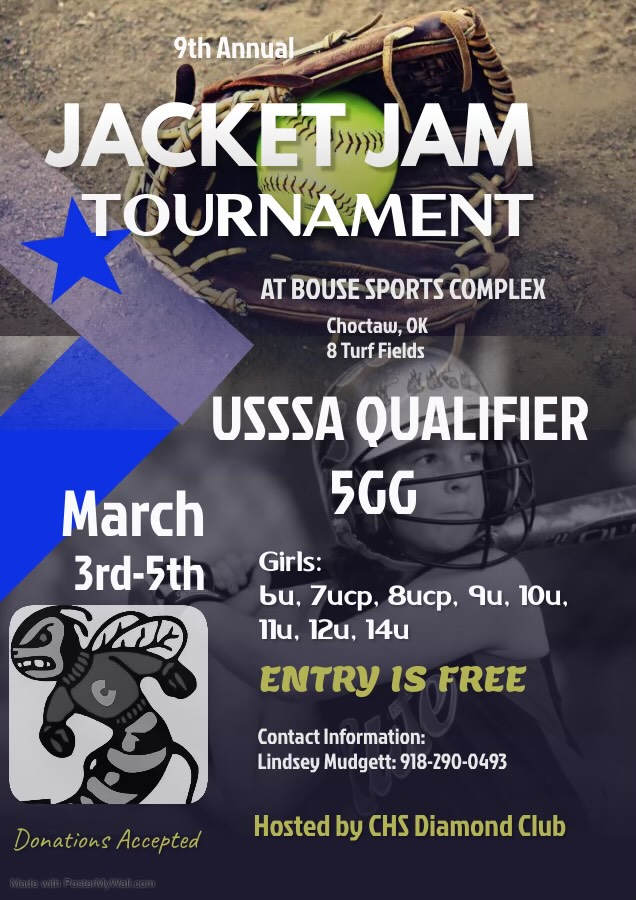 9th Annual Jacket Jam Tournament (2023) - Choctaw, OK - USSSA Oklahoma Fast Pitch