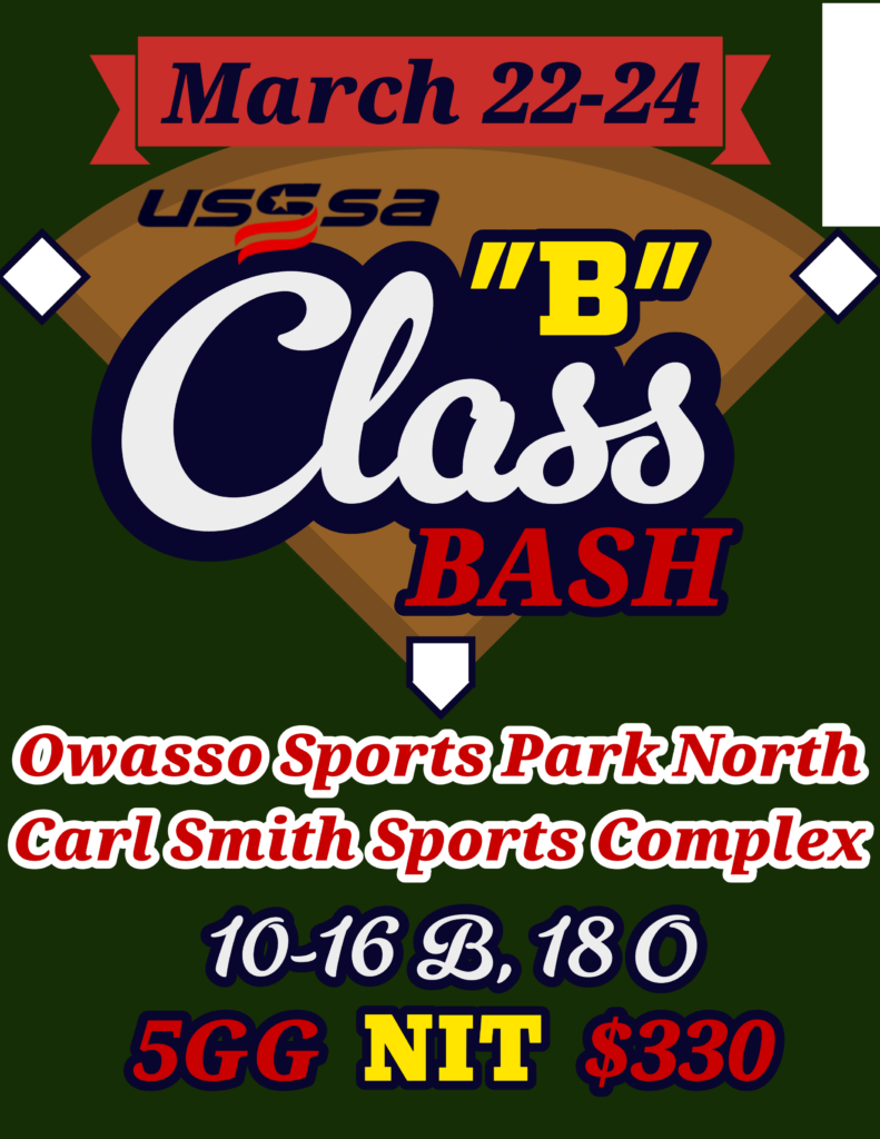 NIT 3X POINTS “B” Class Bash (5GG) (2024) - Tulsa, OK - USSSA Oklahoma Fast Pitch