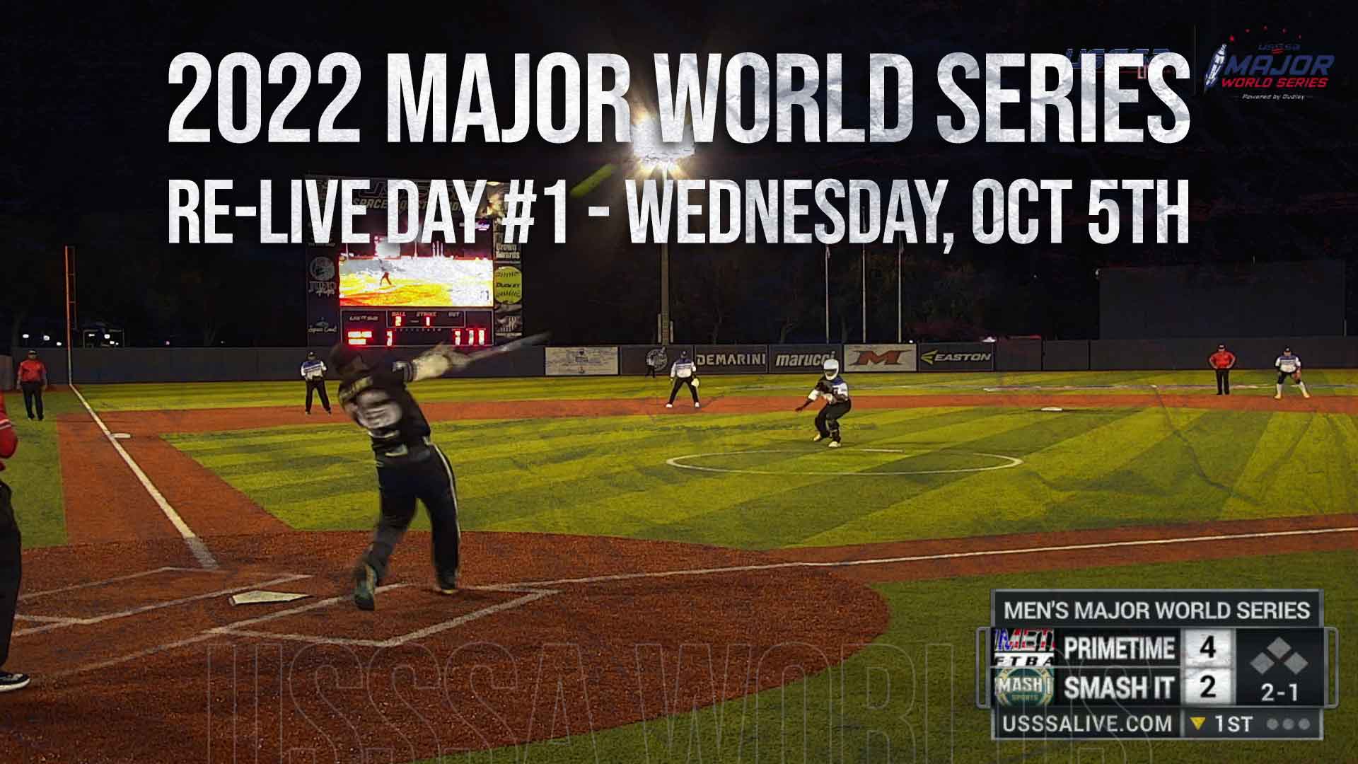 Re-Live Day #1 of the 2022 Major World Series! – Conference USSSA