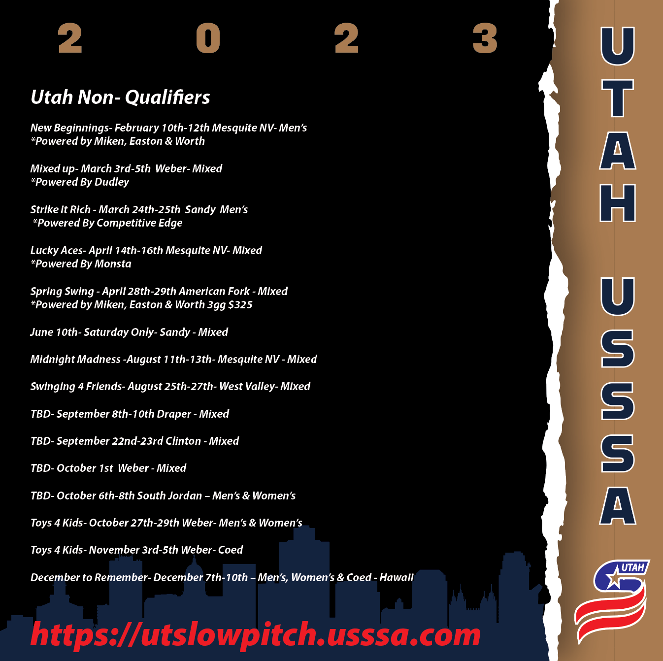 Event Flyers – Utah Slowpitch – USSSA