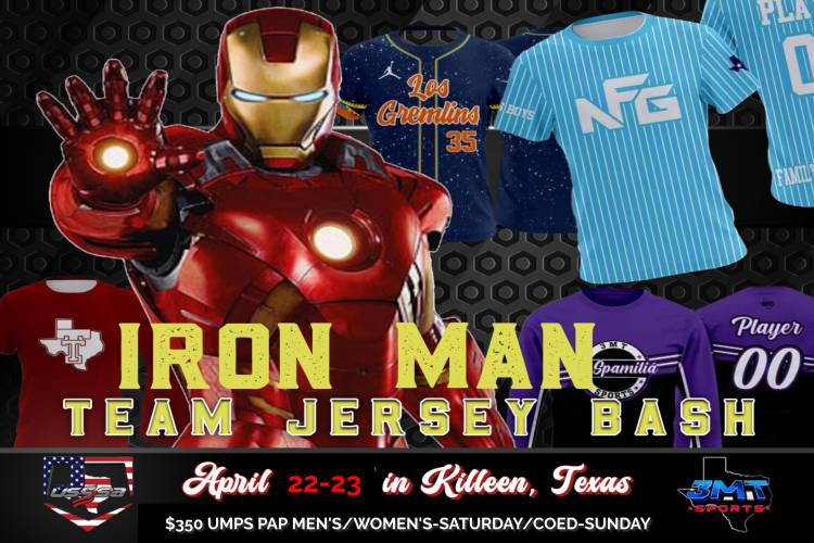 Iron Man Team Jersey Bash (2023) - Killeen, TX - USSSA Texas Slowpitch ...