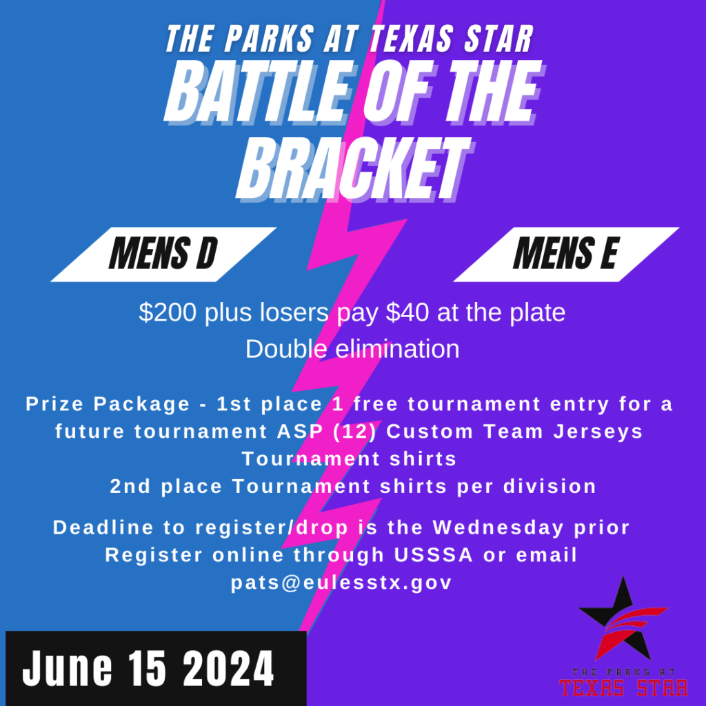 Parks at Texas Star Battle of the Bracket (2024) - EULESS, TX - USSSA ...
