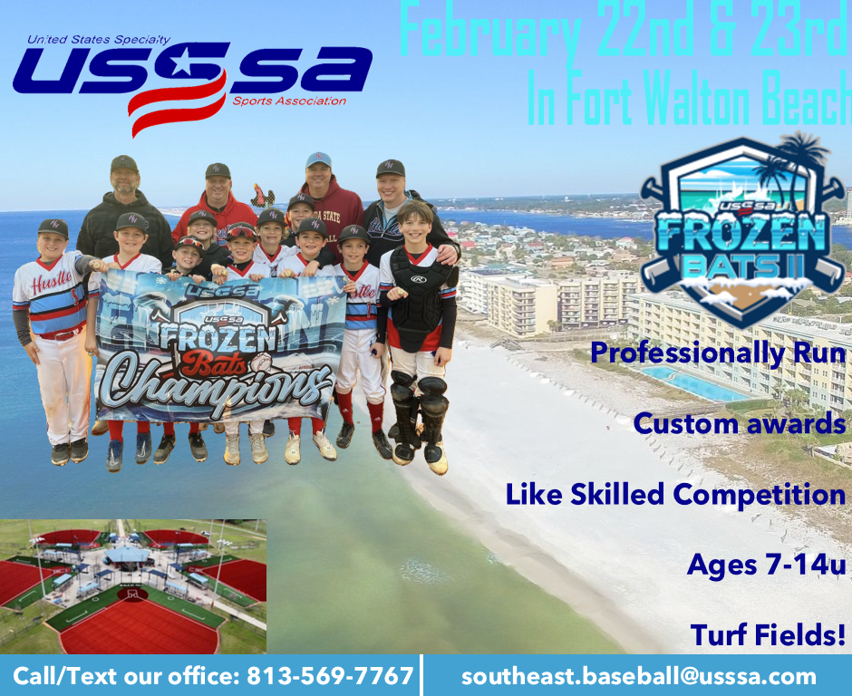 Frozen Bats II (SOLD OUT) (2025) - Fort Walton Beach, FL - USSSA ...