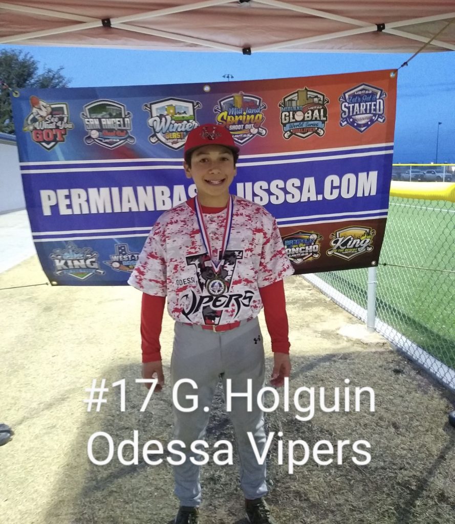 King of the Turf - MVPs - Permian Basin USSSA Baseball