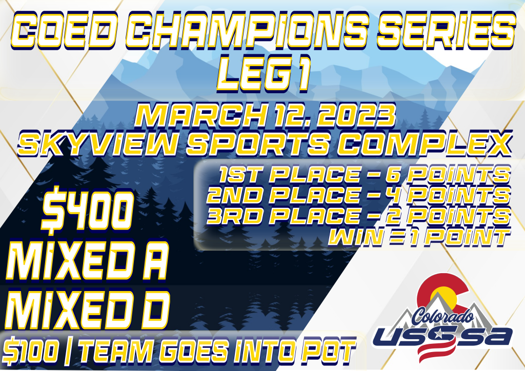 Coed USSSA Champions Series Leg 1 (2023) - Colorado Springs, CO - USSSA ...