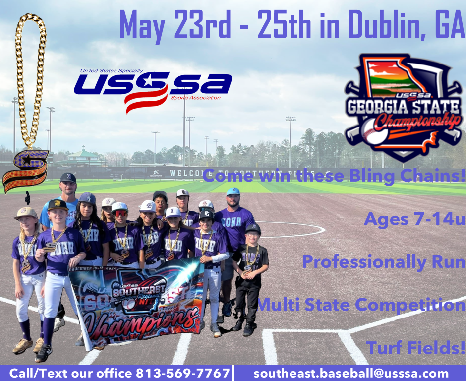 GEORGIA STATE CHAMPIONSHIP (Bling Chains) (2025) - Dublin, GA - USSSA Georgia Baseball