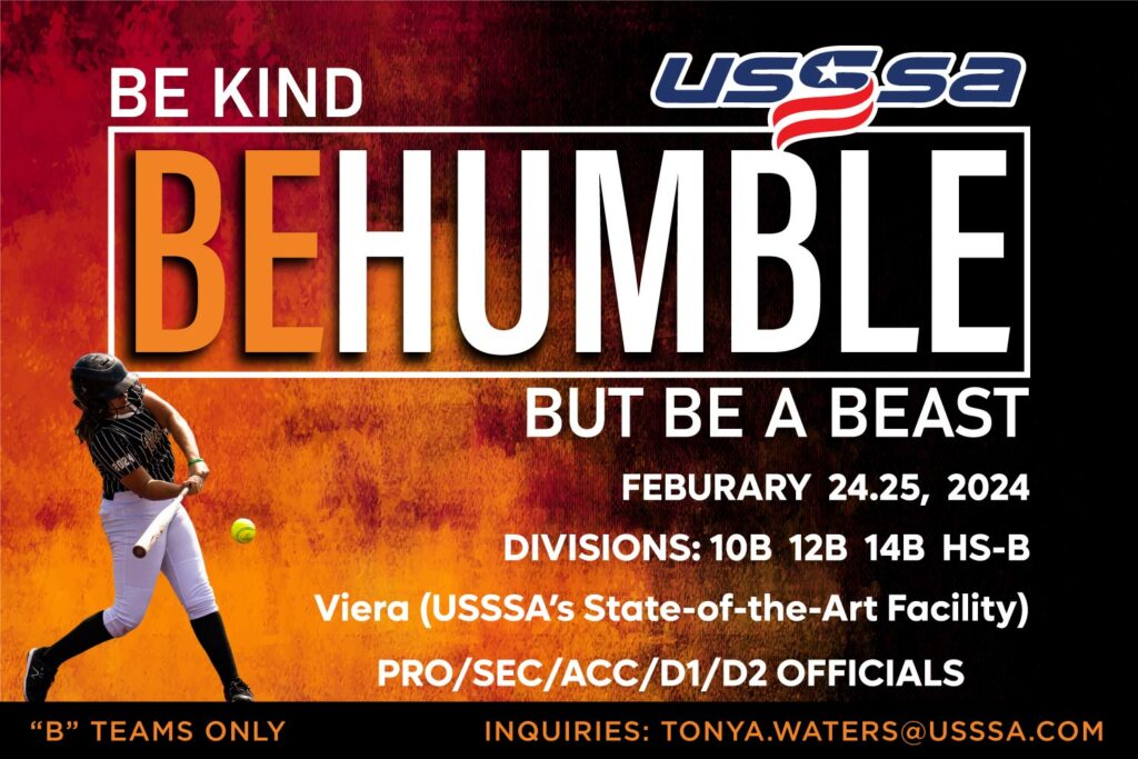 CF (B teams only) Be Humble (2024) - Viera, FL - USSSA Florida Fast Pitch