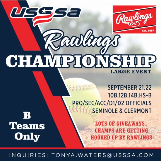 CF Rawlings “B” Championship (LARGE EVENT) (2024) - Seminole County / Clermont, FL - USSSA ...