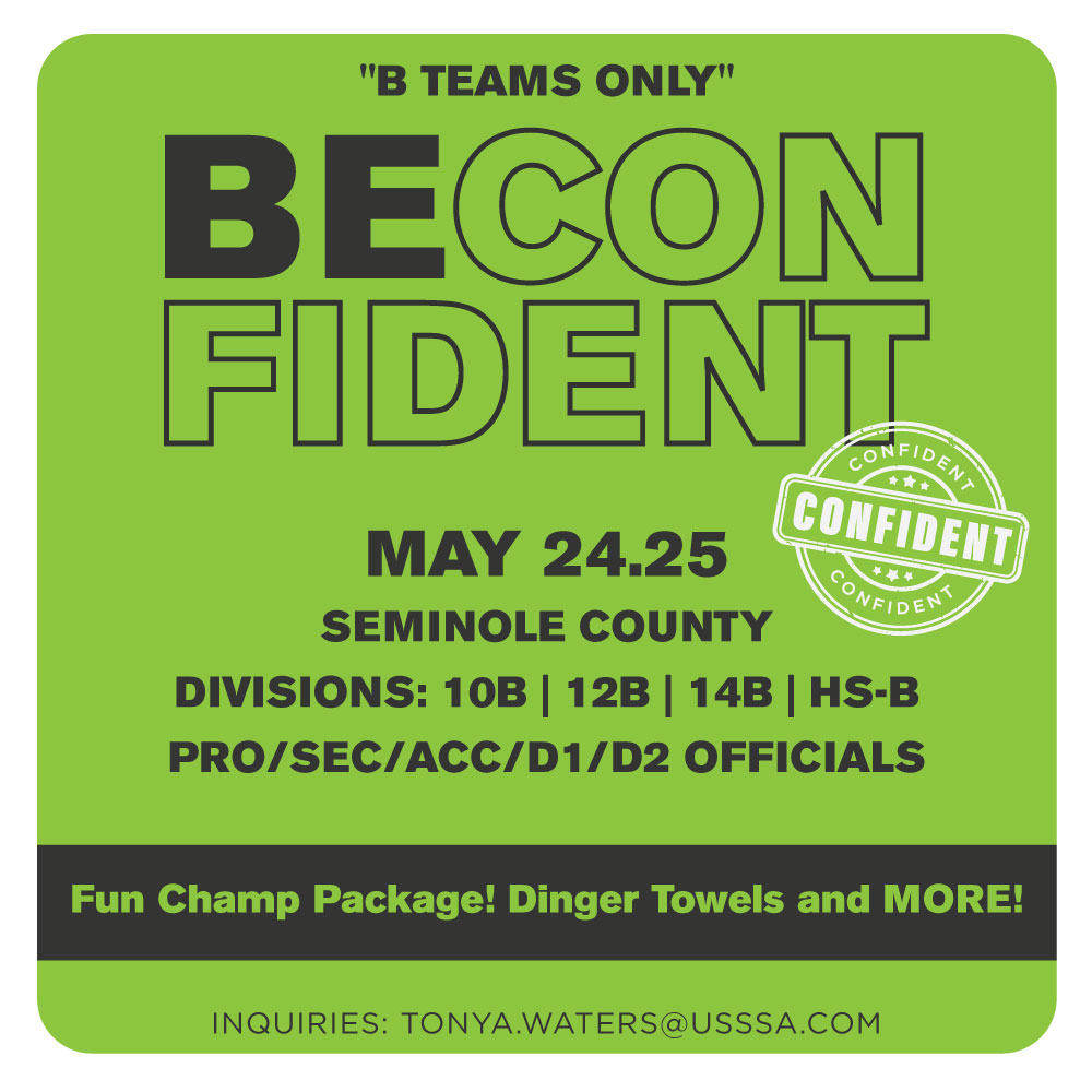 CF Be Confident (B teams only) (2025) - Altamonte Springs, FL - USSSA Florida Fast Pitch