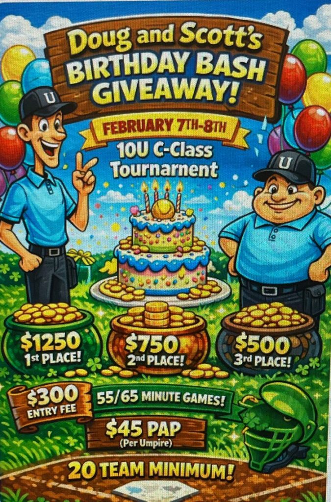 10uC~Doug & Scott’s Birthday Bash Giveaway (2026) - Humble, TX - USSSA ...